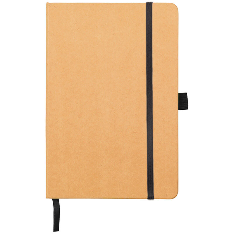 Broadstairs Eco A5 Kraft Paper Notebook - Parkers Branded Merchandise ...