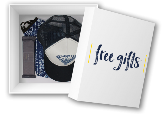 Claim your Free Gifts - Parkers Branded Merchandise & Promotional ...