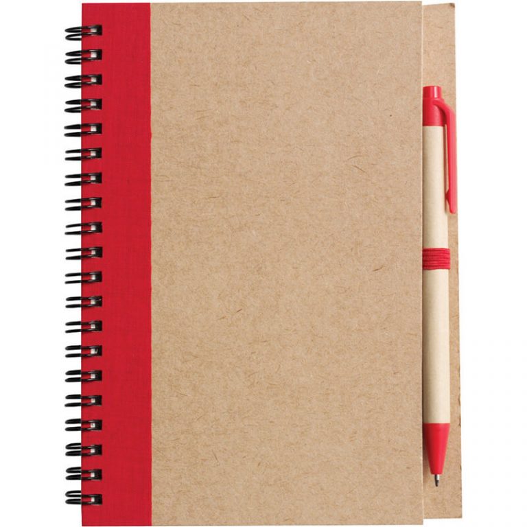 Wire Bound Notebook With Ballpen - Parkers Branded Merchandise ...