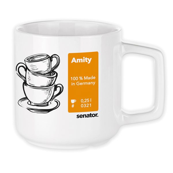 senator® Amity small porcelain mug - Parkers Branded Merchandise ...